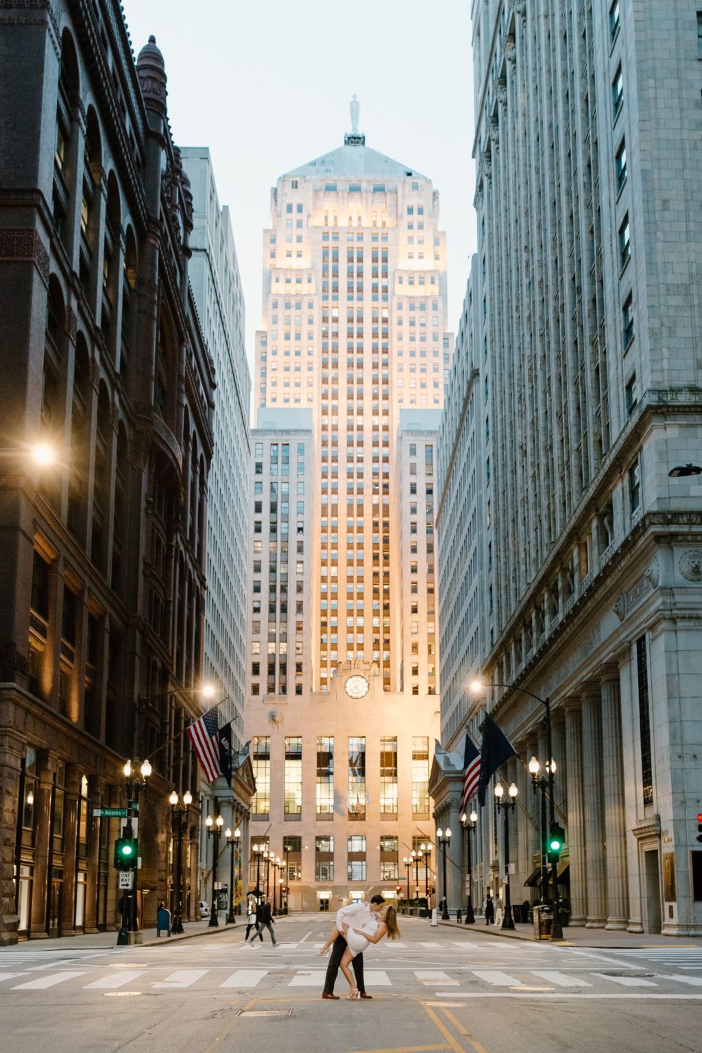 City Engagement Photos in Downtown Chicago | Emma Petersen