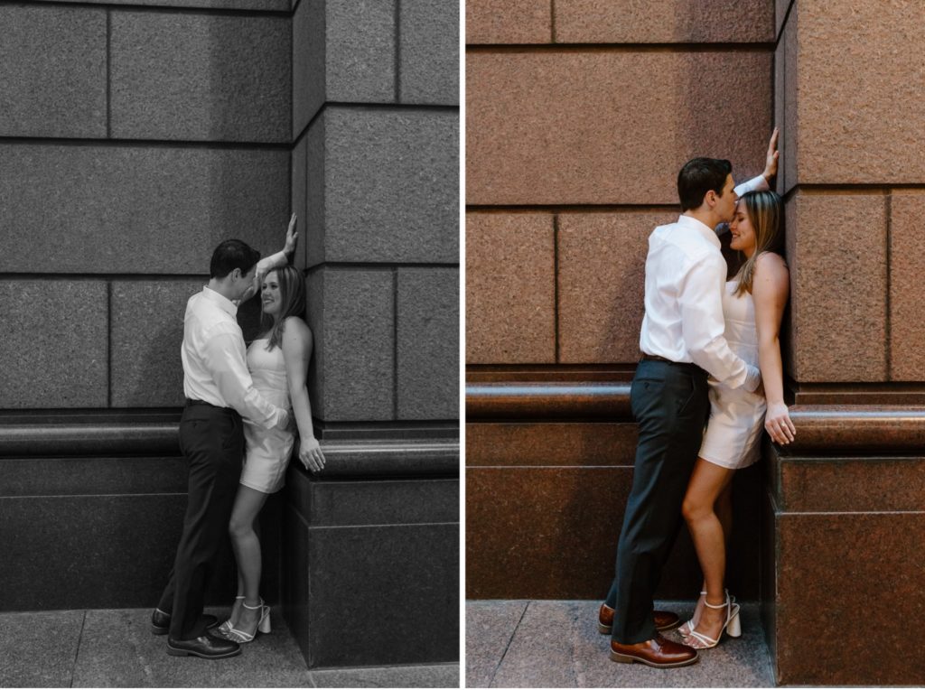 City Engagement Photos in Downtown Chicago | Emma Petersen